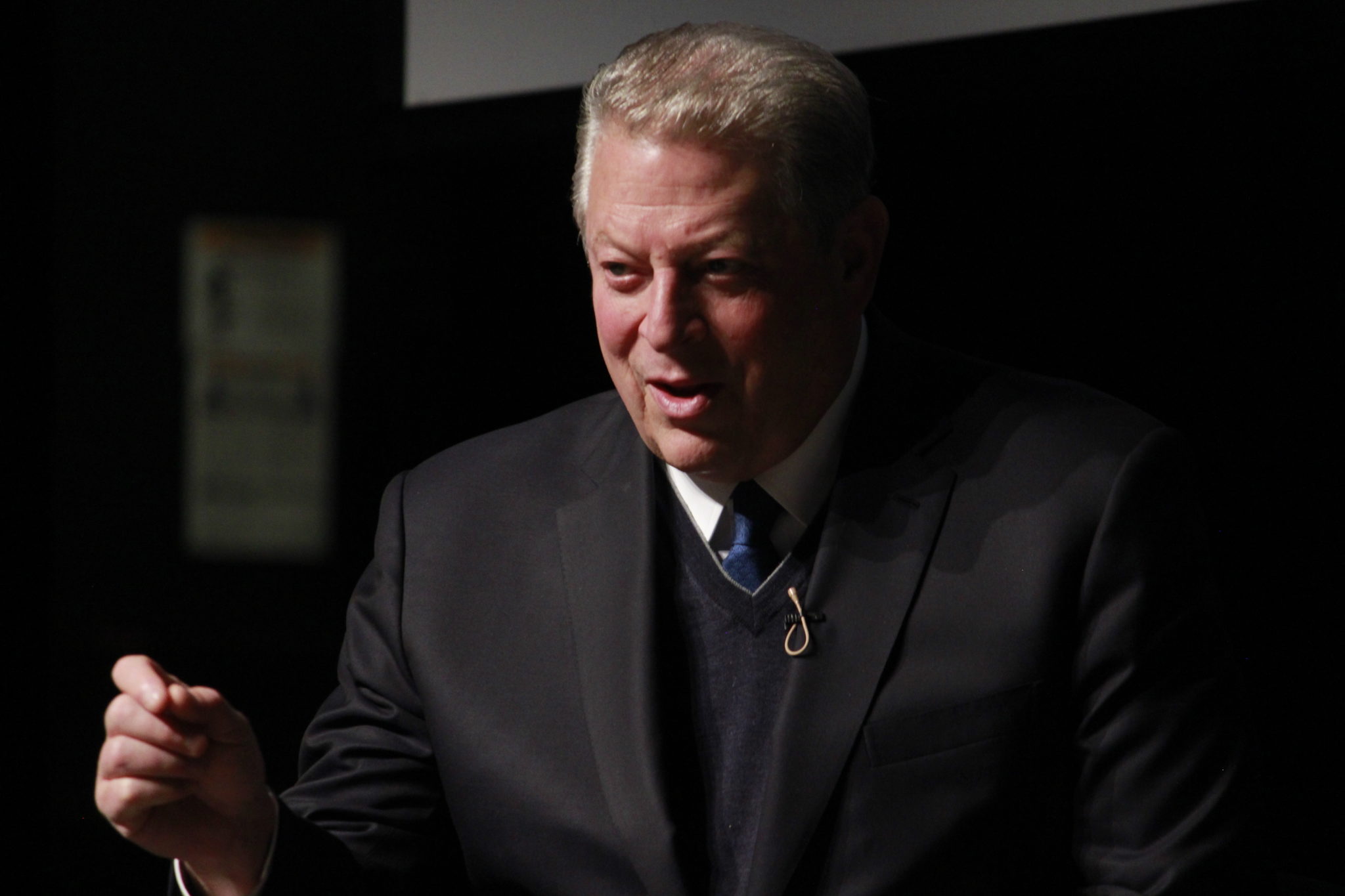 Al Gore speaks at Aragon theater to promote new book