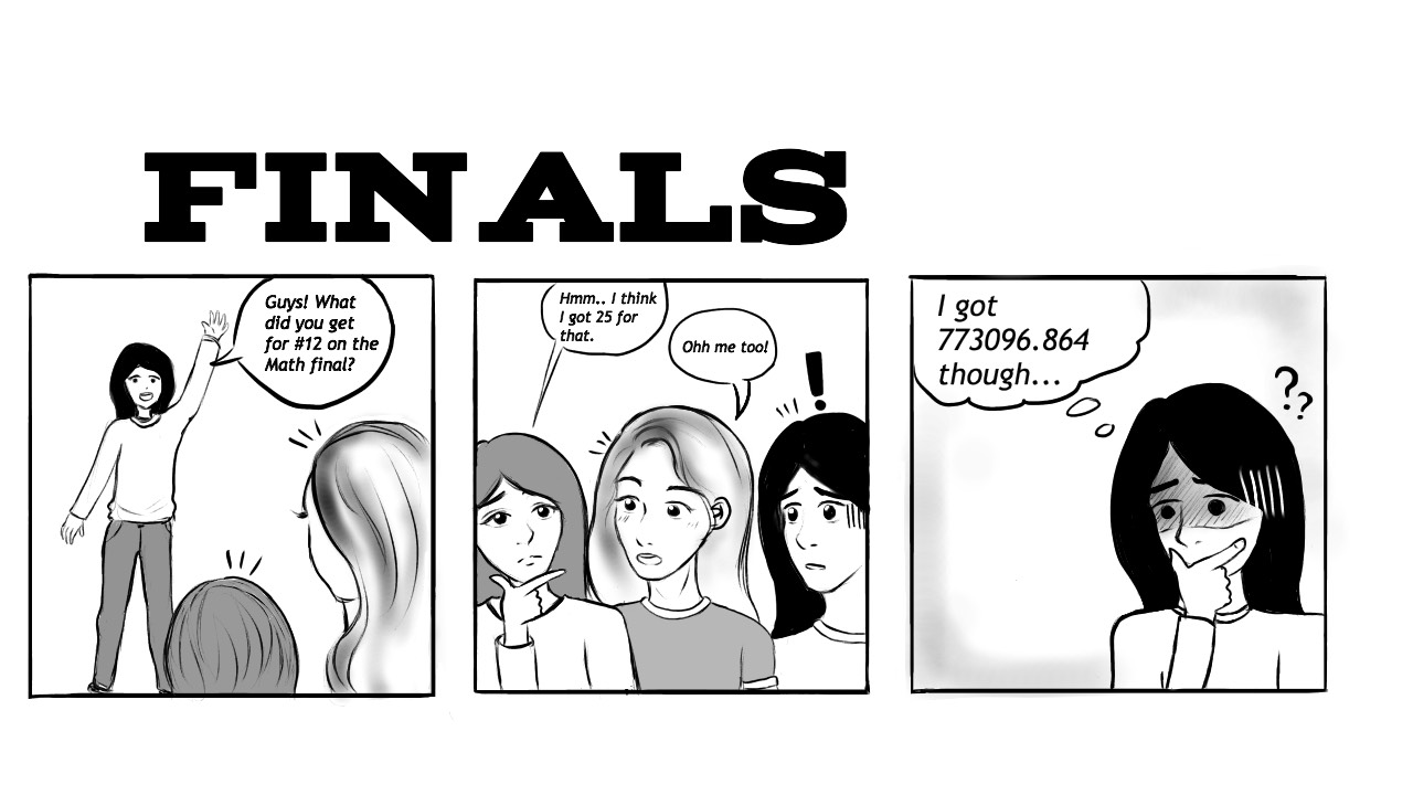 Finals: A comic by Christina Wu